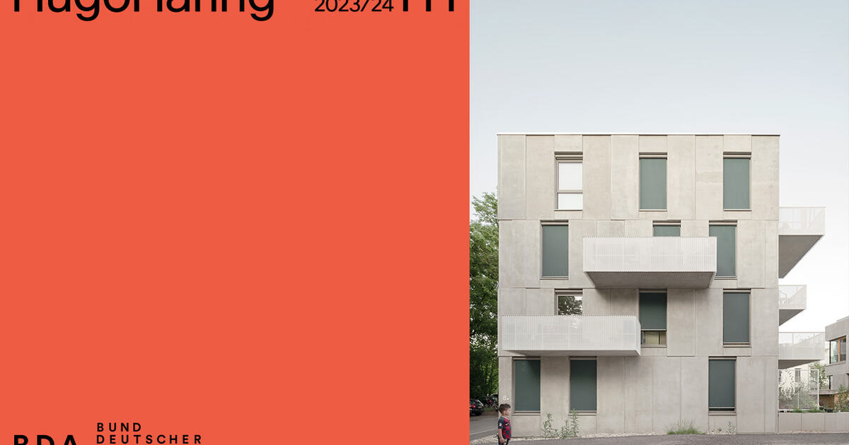 Hugo-Häring Auszeichnung 2023/24 geht an Haus am Park in Tübingen | SOMAA